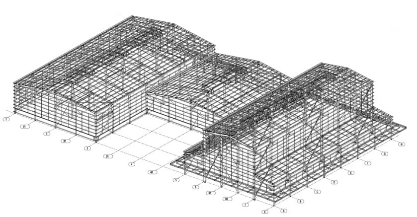 Nicaragua Steel Structure Coffee Plant - PTH
